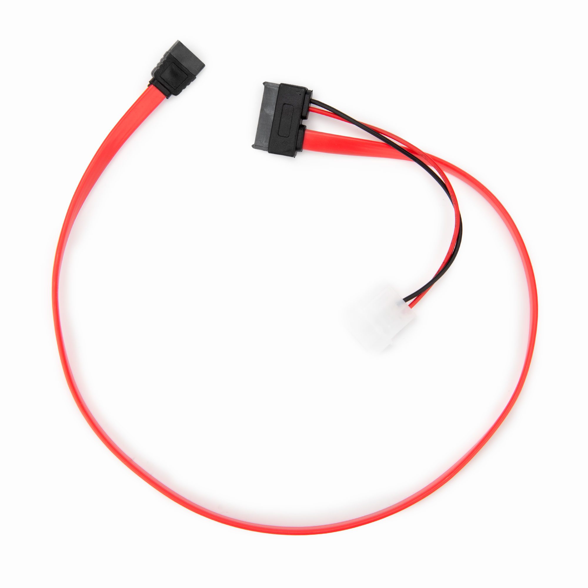 Premium Slimline SATA to SATA With LP4 Power Cable Adapter, Supports ...
