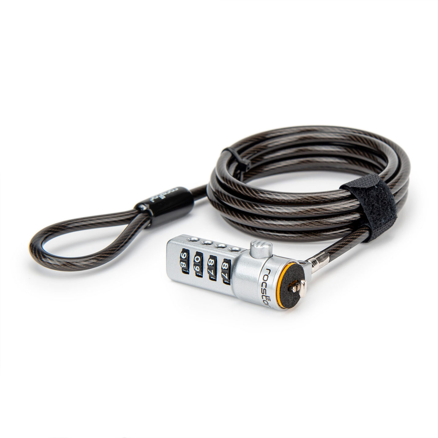 Rocbolt Combination Laptop Lock Security Cable – 4-Digit Combination ...