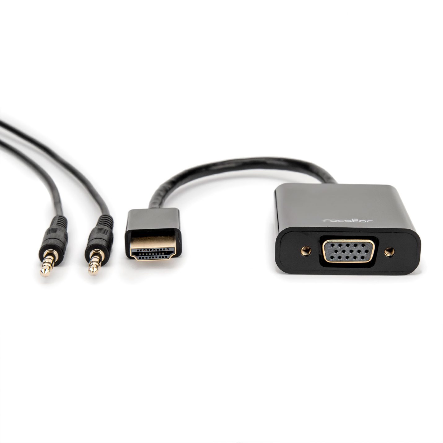 HDMI to VGA & 3.5mm Audio Video Adapter Supports up to 1920 x 1080 ...
