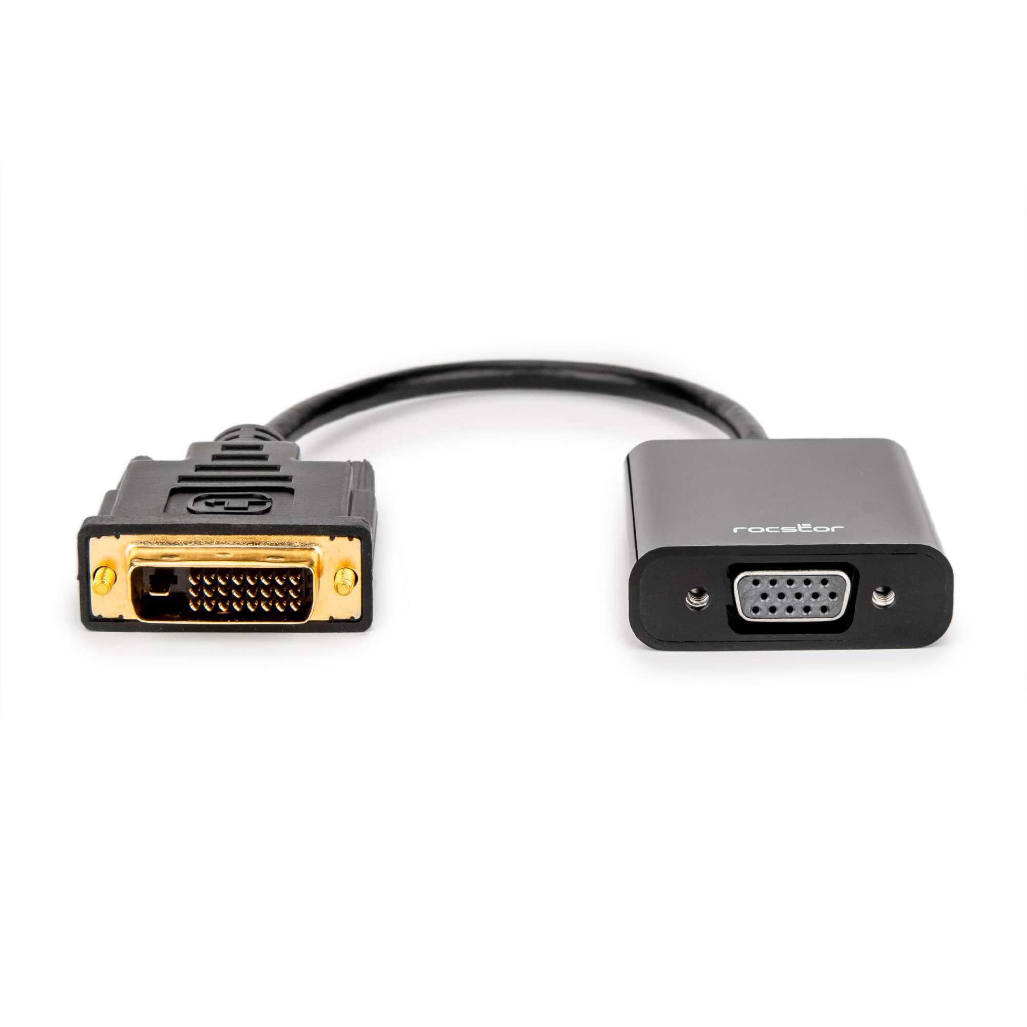 DVI-D to VGA Active Video Adapter Supports up to 1920 x 1200 – Rocstor