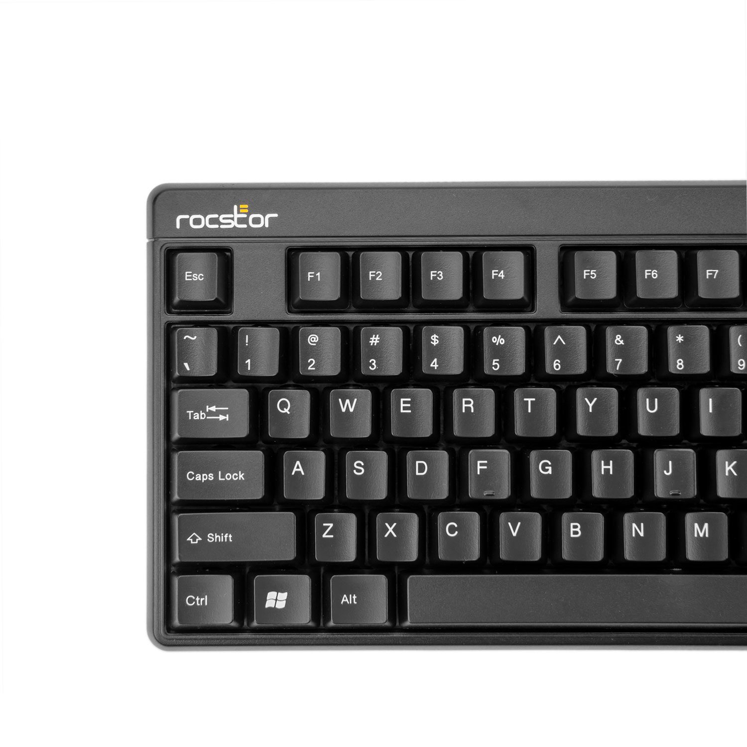 Rocstor KS20T 104-Key USB Keyboard with Built-in Smart Card Reader ...