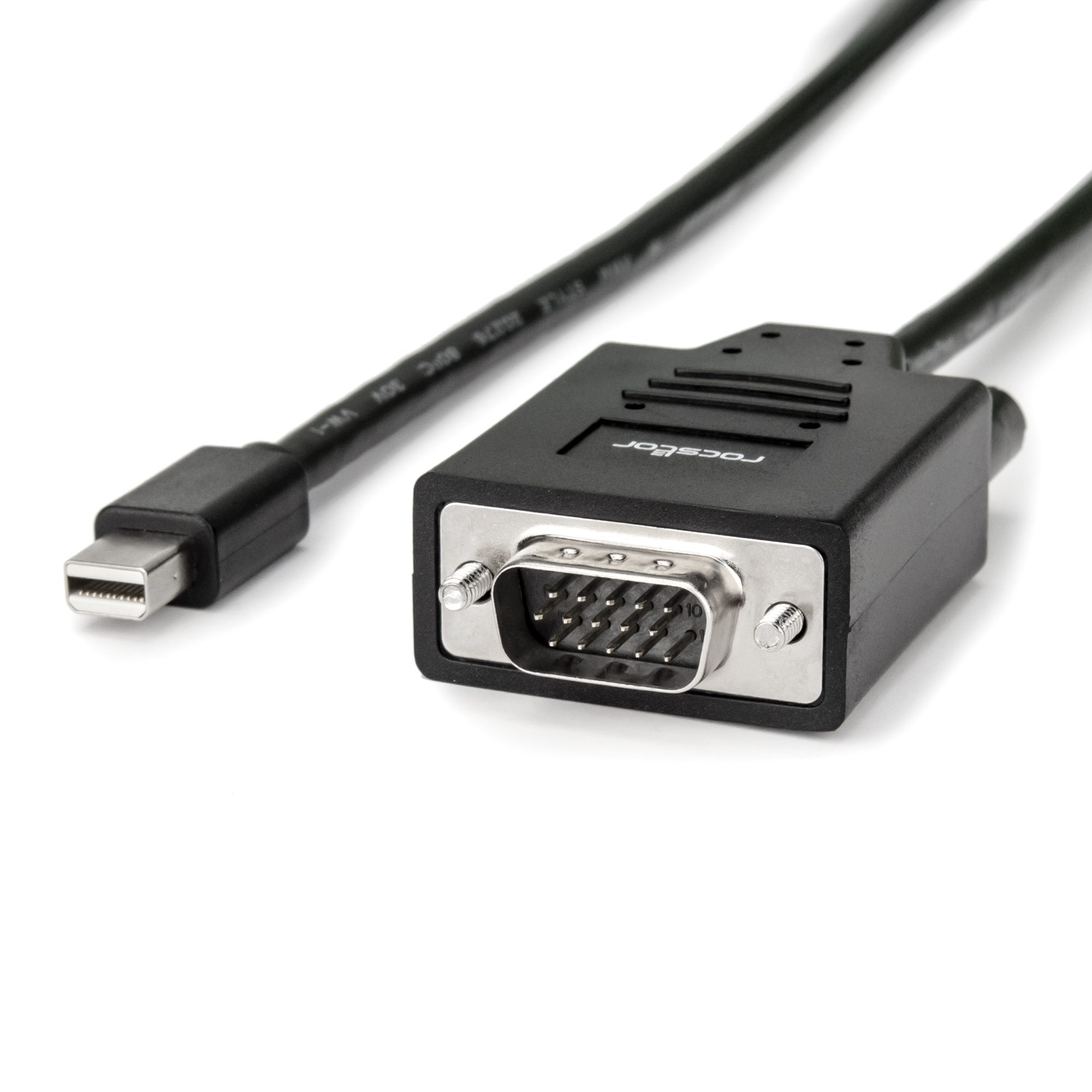Mini DisplayPort to VGA Video Cable – HD up to 1920 x 1200 – 6 ft – Rocstor