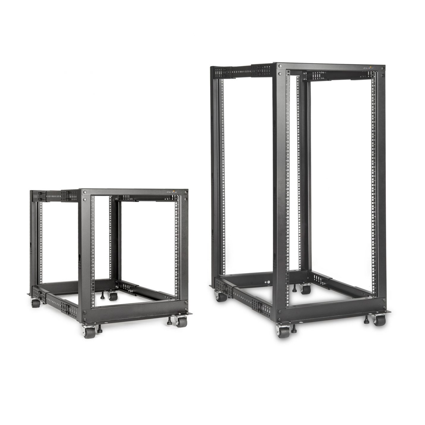 SolidRack Open Frame 4-Post Adjustable Depth Rack – Rocstor