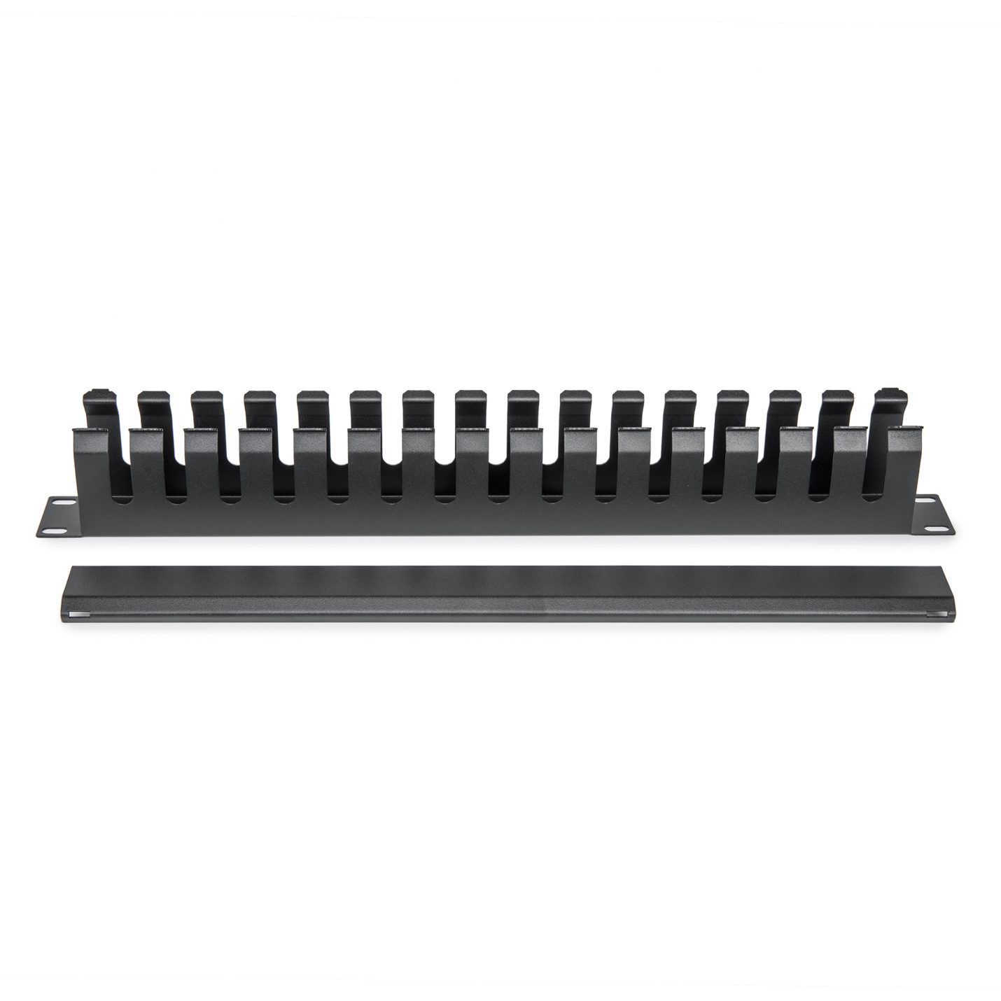 1U Horizontal Rack Server Cabinet Mount Cable Management – 19″ Panel ...
