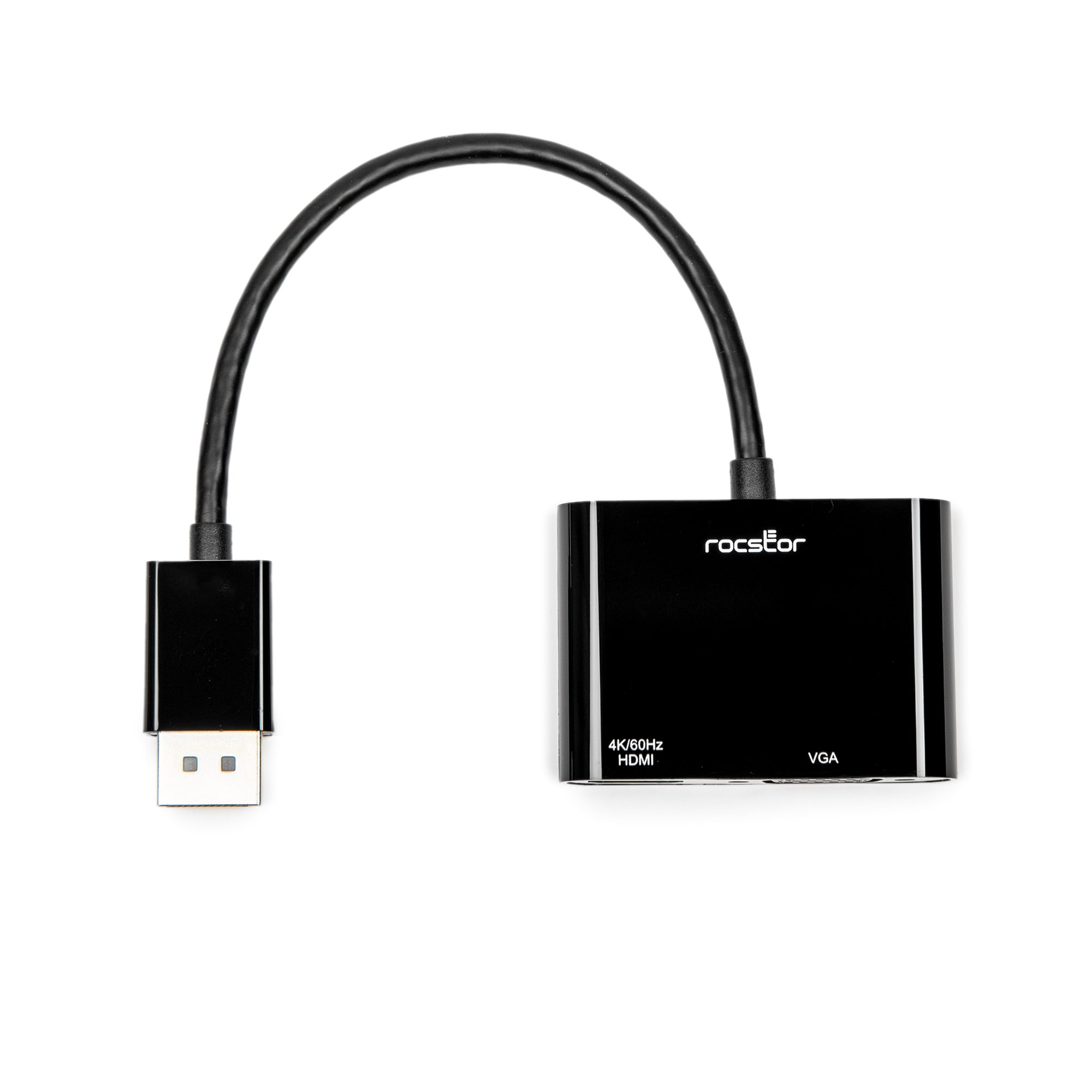 DisplayPort 1.2 to HDMI & VGA Multiport Active Video Adapter – 4K/60Hz ...