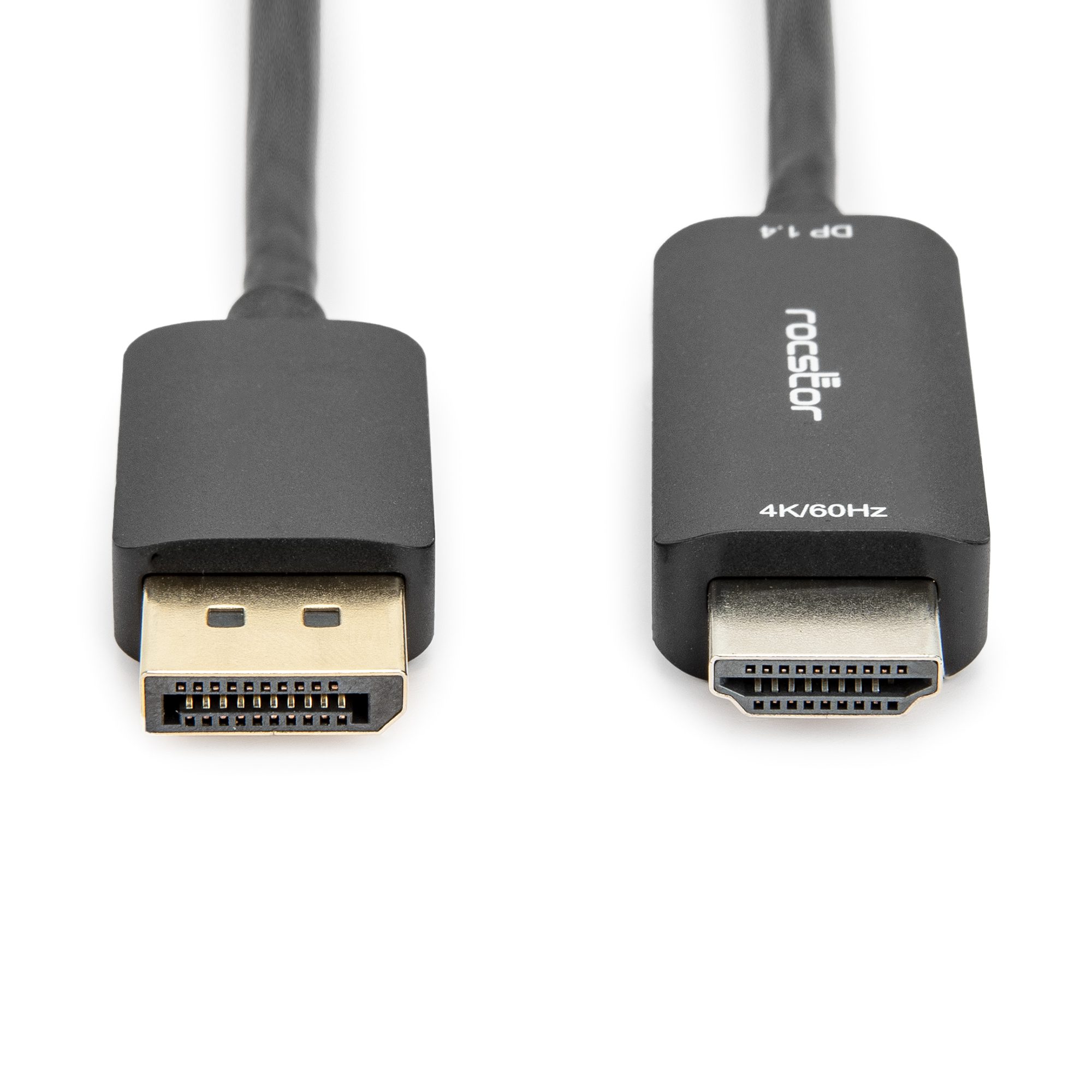DisplayPort 1.4 to HDMI 2.0 Active Video Adapter Cable – 4K/60Hz -Black – Rocstor