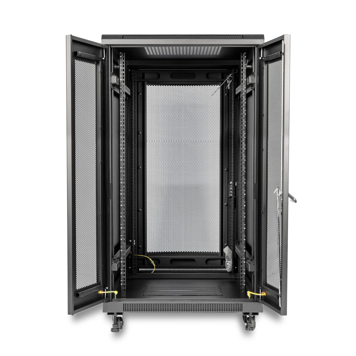 SolidRack R3110 Rack 22U Enclosure Cabinet Adjustable Depth (6″ to 34. ...