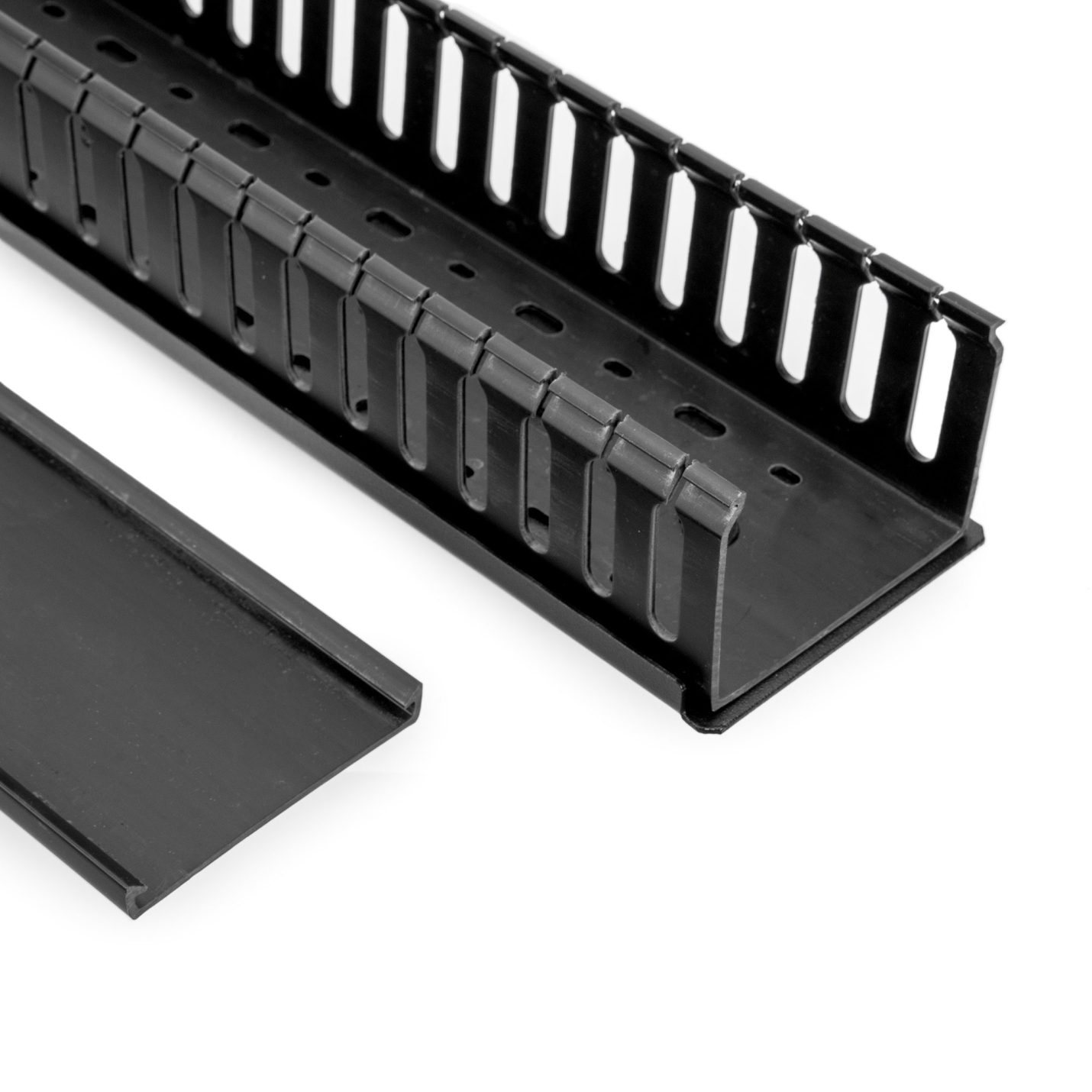 Vertical Cable Organizer with Finger Ducts Cable Management Panel – Rocstor