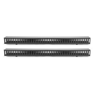 Vertical Cable Organizer with Finger Ducts - Cable Management Panel