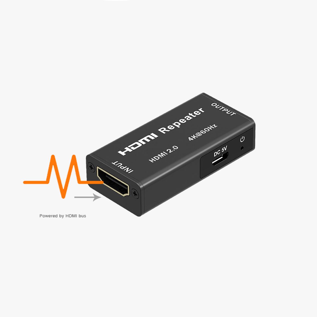 4Kx2K HDMI Repeater Extender – HDMI2.0 Signal Booster & Video Amplifier ...