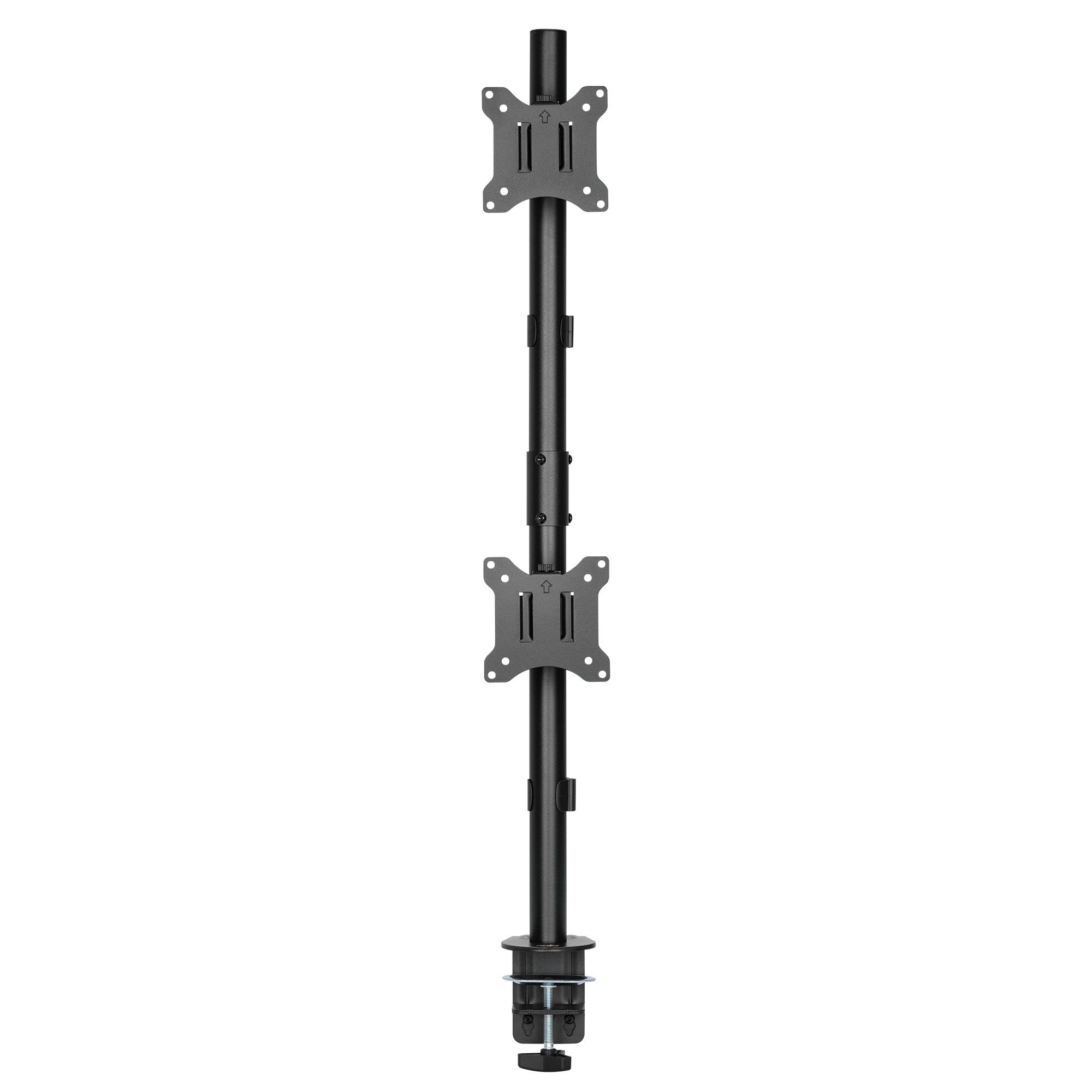 ErgoReach EP6 Premium Dual Screen Monitor Mount, C-Clamp & Grommet - Black