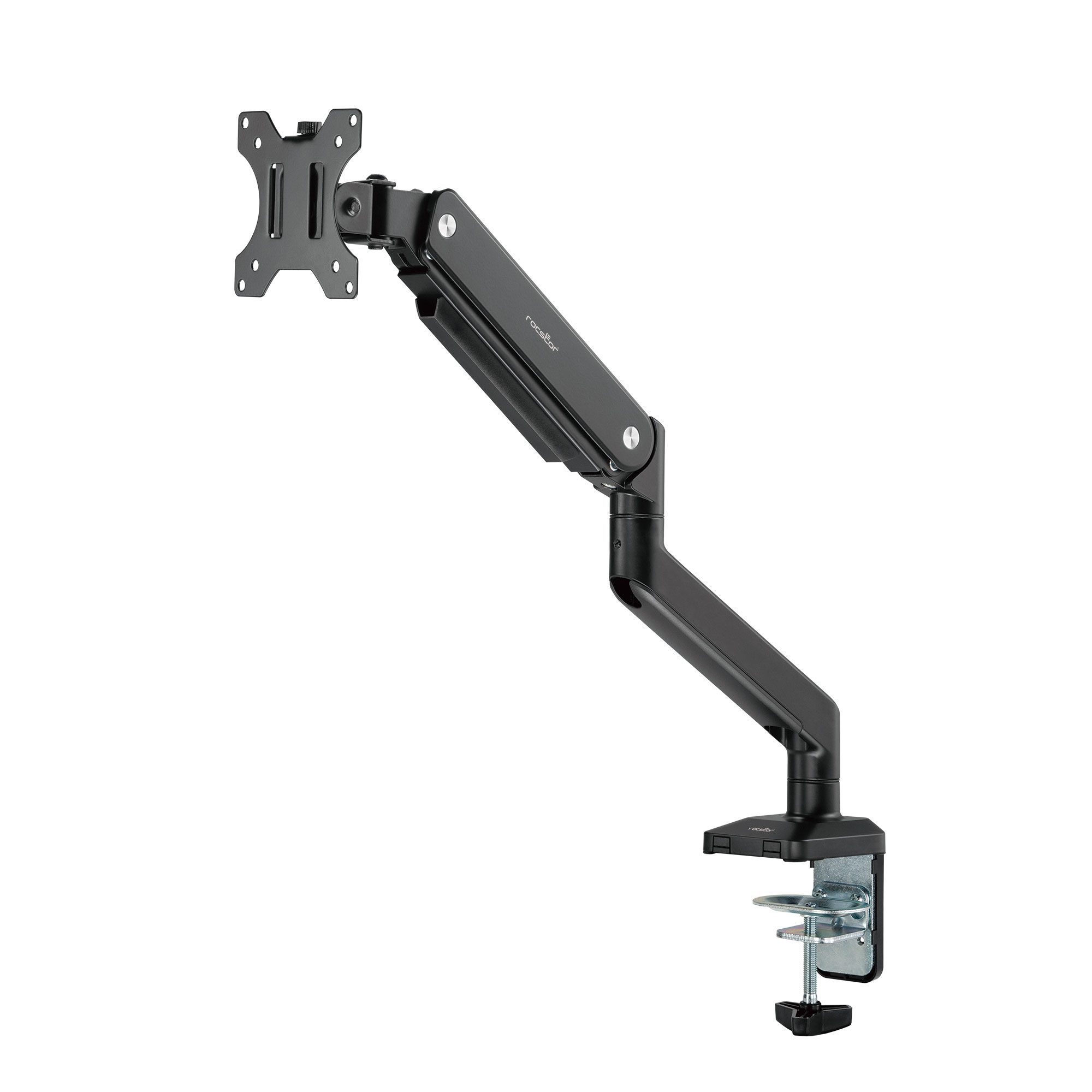ErgoReach ED1 Premium Single Monitor Arm, C-Clamp & Grommet - Up to 34