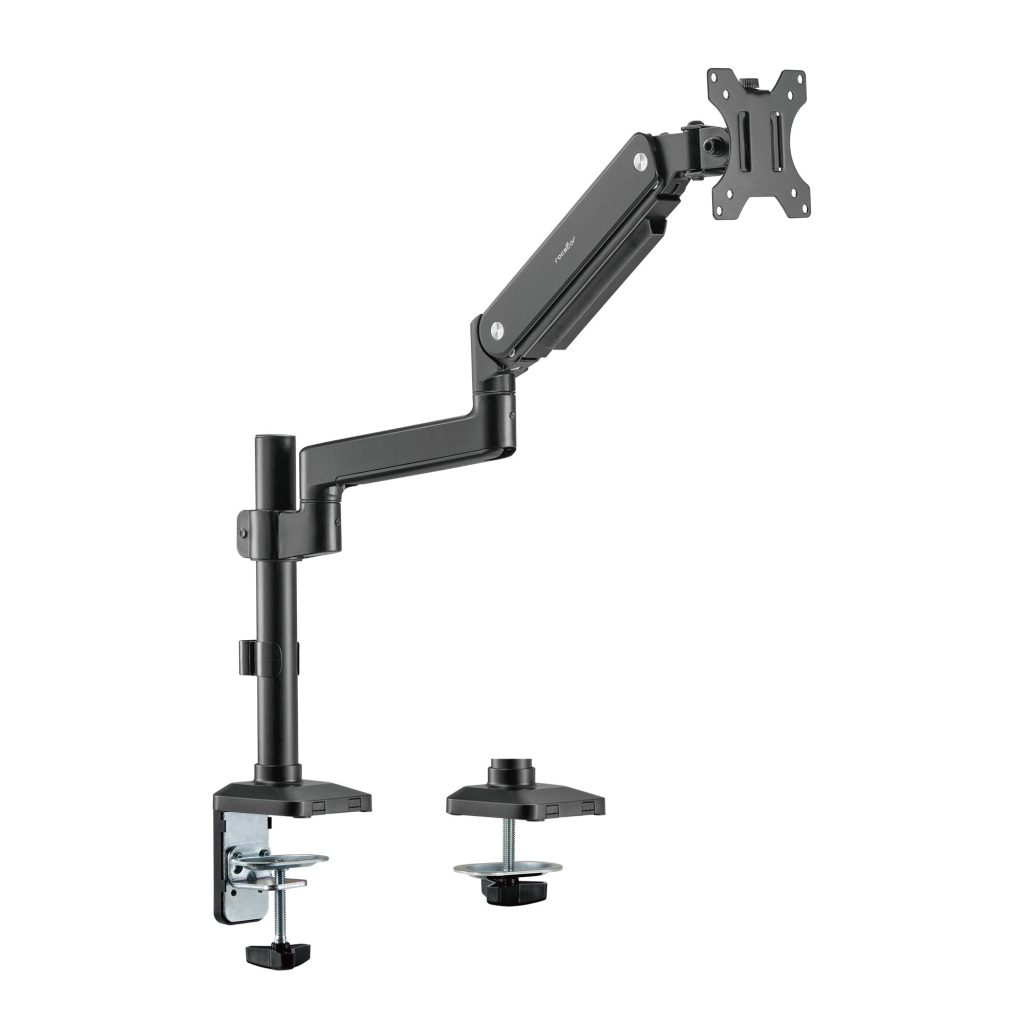 ErgoReach EP8 Premium Single Ergonomic Monitor Pole Mount Arm, C-Clamp ...