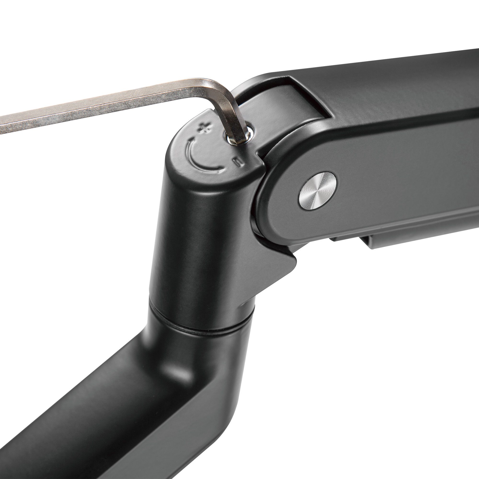ErgoReach EP8 Premium Single Ergonomic Monitor Pole Mount Arm, C-Clamp ...