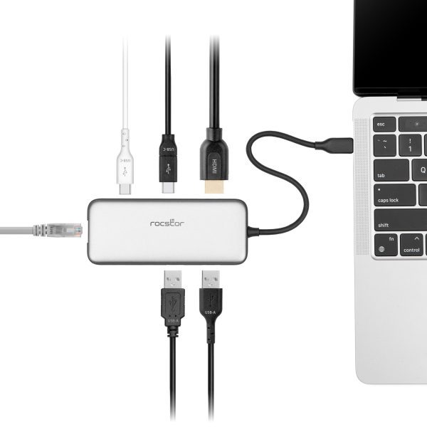 Premium USB-C 6-in-1 Multiport Adapter with DP 1.4 Alt Mode – USB-C ...