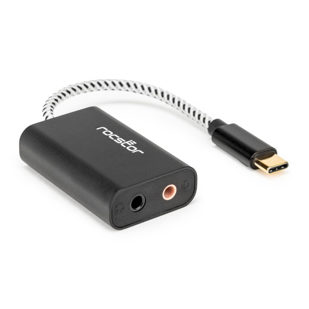 USB-C to 3.5mm Stereo Speaker / Headphone and Microphone Audio Adapter – Supports TRS, CTIA ...