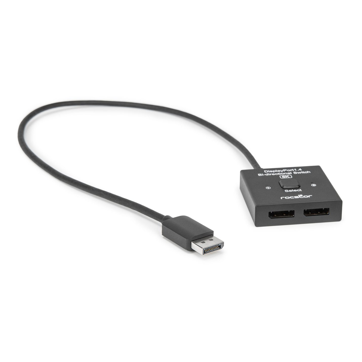 Premium 2×1 8K/4K DisplayPort 1.4 Bi-Directional KVM Switch – Fixed 1 ...