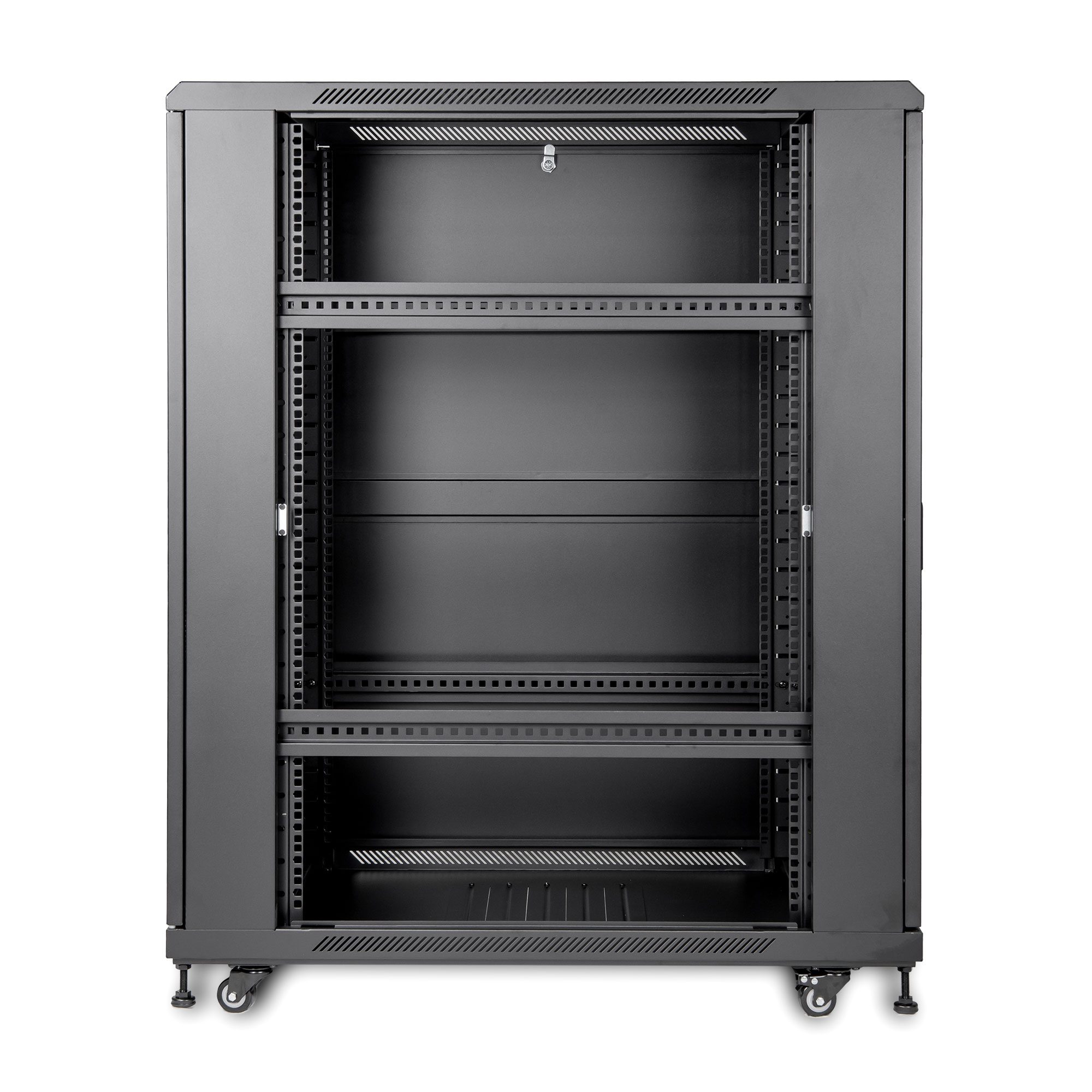 Rocstor SolidRack R3103 Premium 25U Rack Enclosure Cabinet – 1760 lb ...