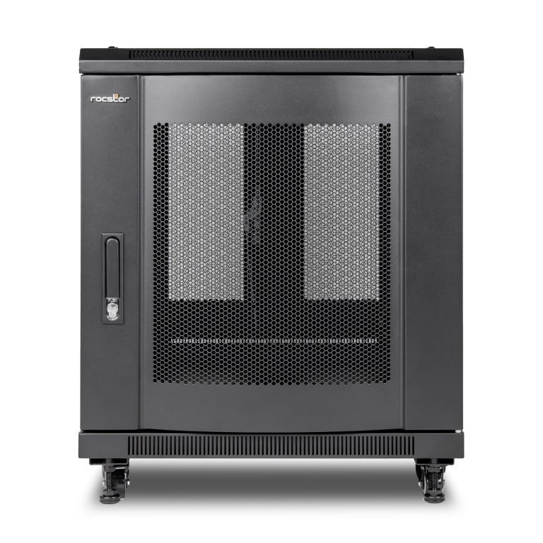 Rocstor SolidRack R3003 Premium 12U Rack Enclosure Cabinet – 1760 lb ...