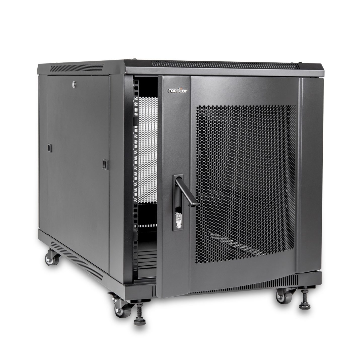 Rocstor SolidRack R3003 Premium 12U Rack Enclosure Cabinet – 1760 lb ...