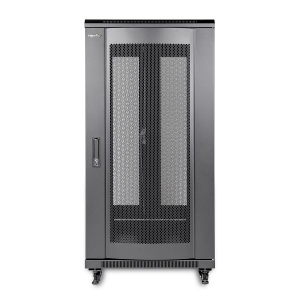SolidRack R3004 Premium 24U Rack Enclosure Cabinet – 1760 lb Static ...