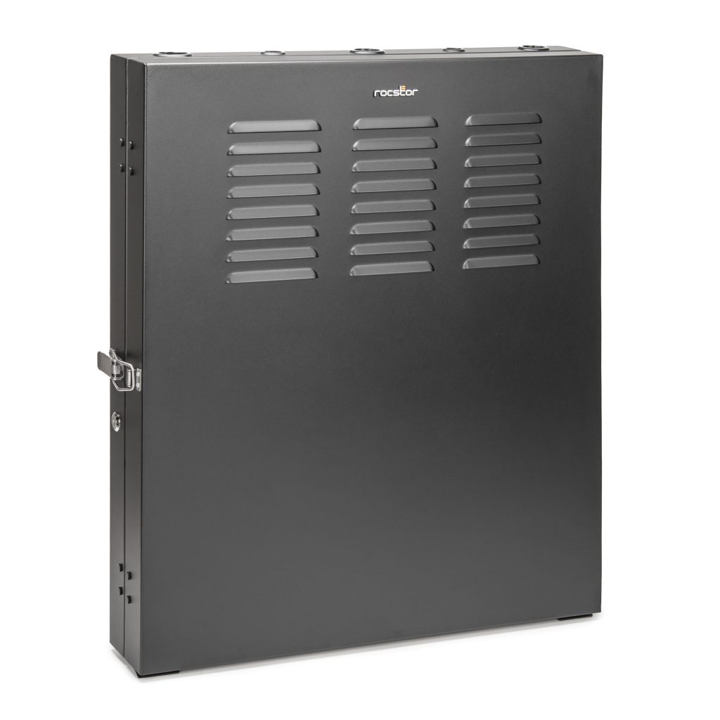 SolidRack 2U Low Profile Vertical Mount Switch-Depth Wall-Mount Rack ...