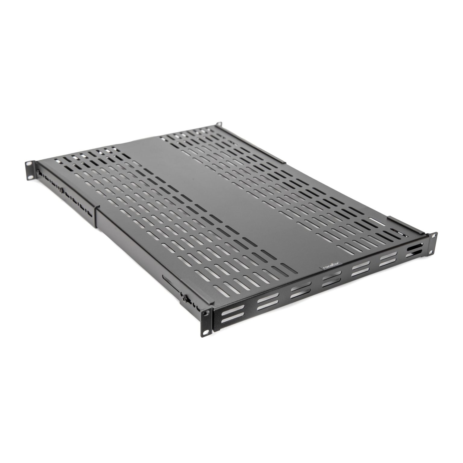 1U Universal Adjustable Mounting Depth Vented Steel Rack Shelf – 265lbs ...