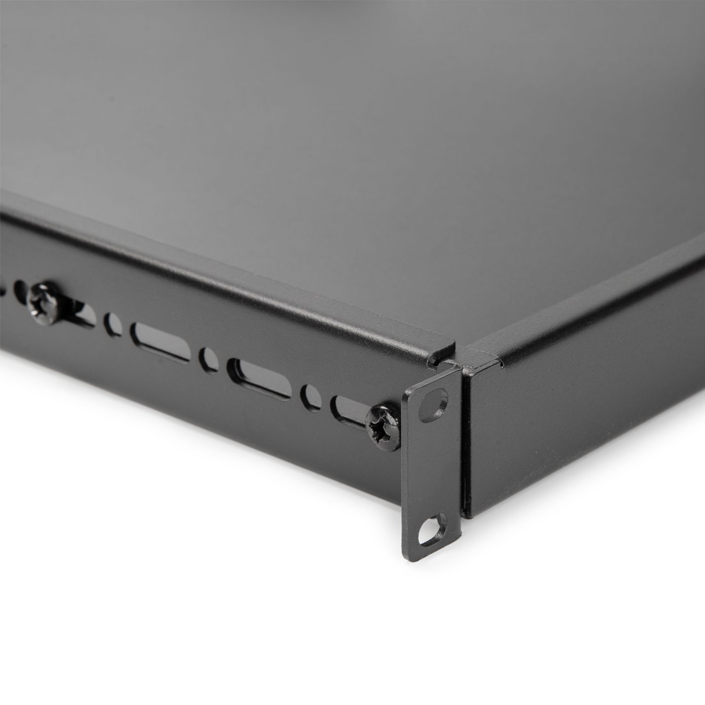 1U Universal Adjustable Mounting Depth Steel Rack Shelf – 265lbs Weight ...