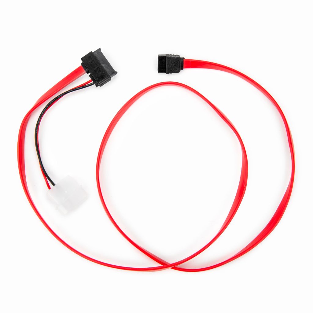 Premium Slimline SATA to SATA With LP4 Power Cable Adapter, Supports ...