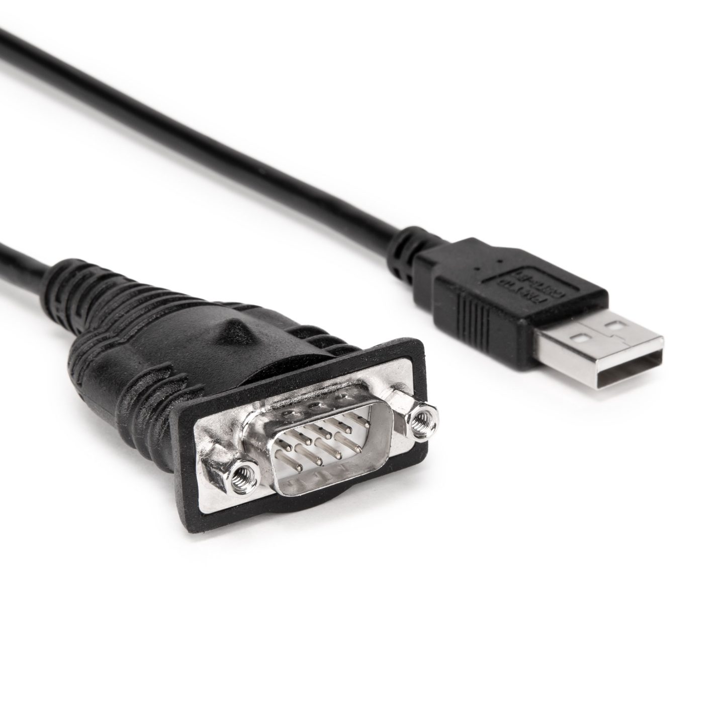 3ft (1m) USB to Serial Cable, DB9 Male RS232 to USB Converter, Prolific ...
