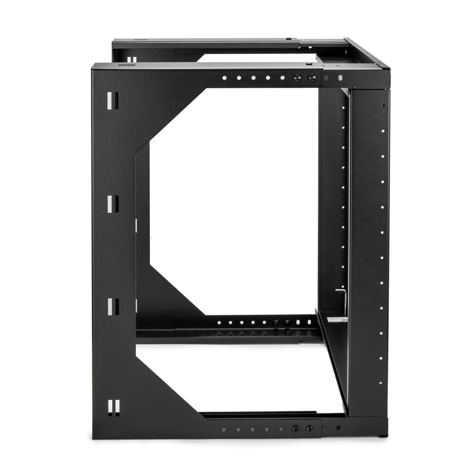 SolidRack 12U Wall Mount Rack 2-Post Open Frame Adjustable Depth 18-25. ...