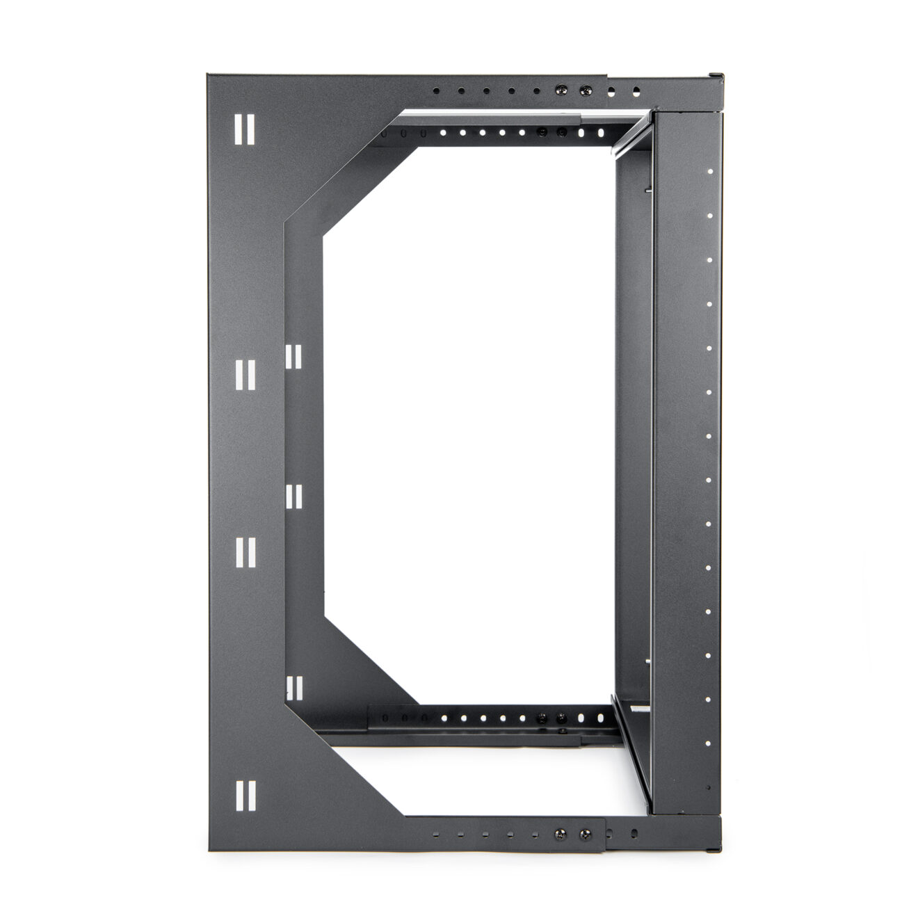 SolidRack 15U Wall Mount Rack 2-Post Open Frame Adjustable Depth 18-25. ...