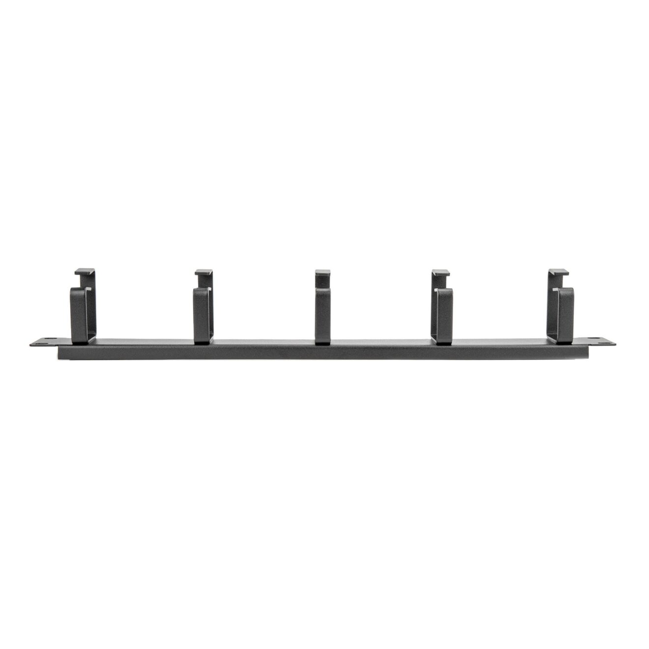 1U 19in Metal Rack mount Cable Management Panel – Black – rocstor.com