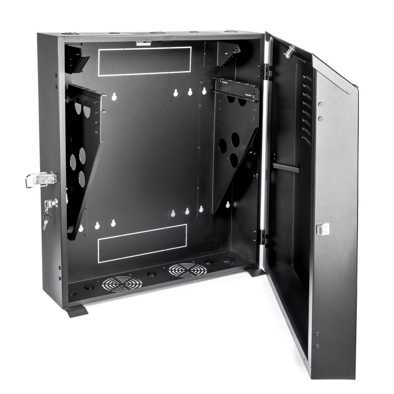 SolidRack 5U Low-Profile Vertical-Mount Switch-Depth Wall-Mount Rack ...