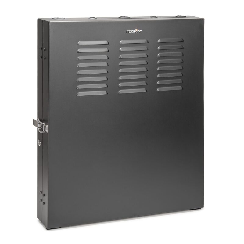 SolidRack 2U Low Profile Vertical Mount Switch-Depth Wall-Mount Rack ...