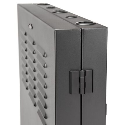 SolidRack 2U Low Profile Vertical Mount Switch-Depth Wall-Mount Rack ...