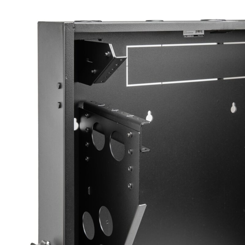 SolidRack 4U Low-Profile Vertical-Mount Switch-Depth Wall-Mount Rack ...