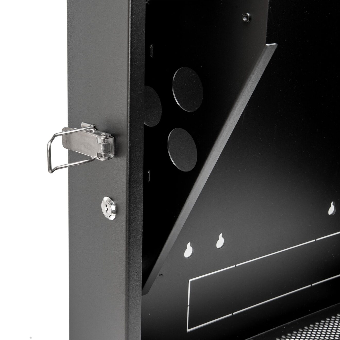 SolidRack 4U Low-Profile Vertical-Mount Switch-Depth Wall-Mount Rack ...