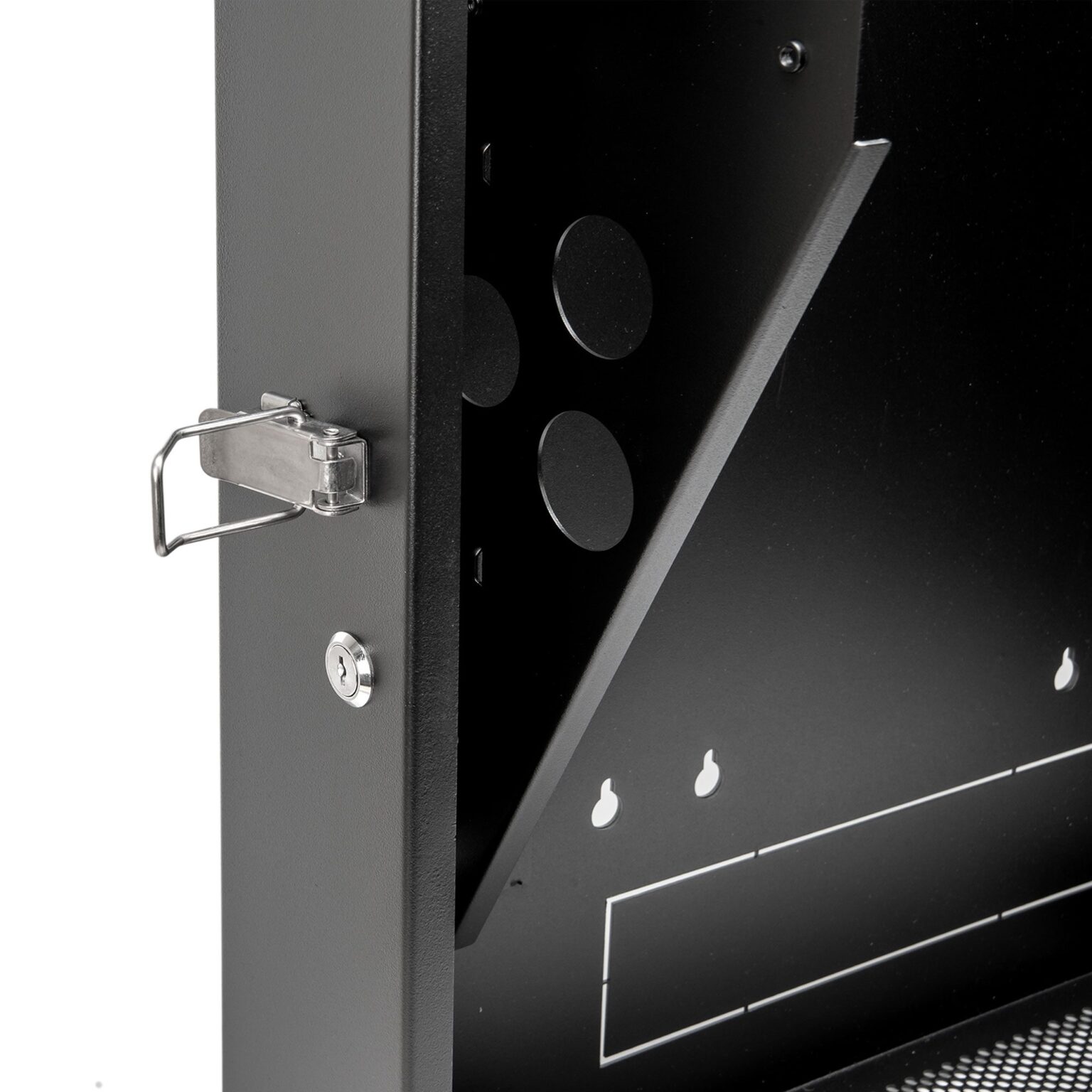 SolidRack 4U Low-Profile Vertical-Mount Switch-Depth Wall-Mount Rack ...