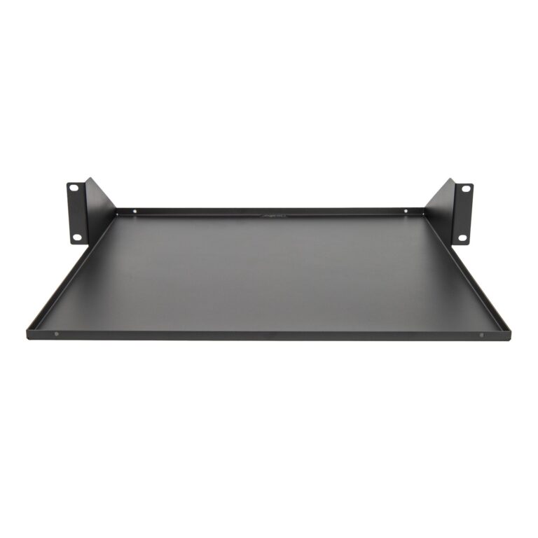 2U Universal Cantilever 20in (500mm) Deep Center Rack Shelf for 2-Post ...