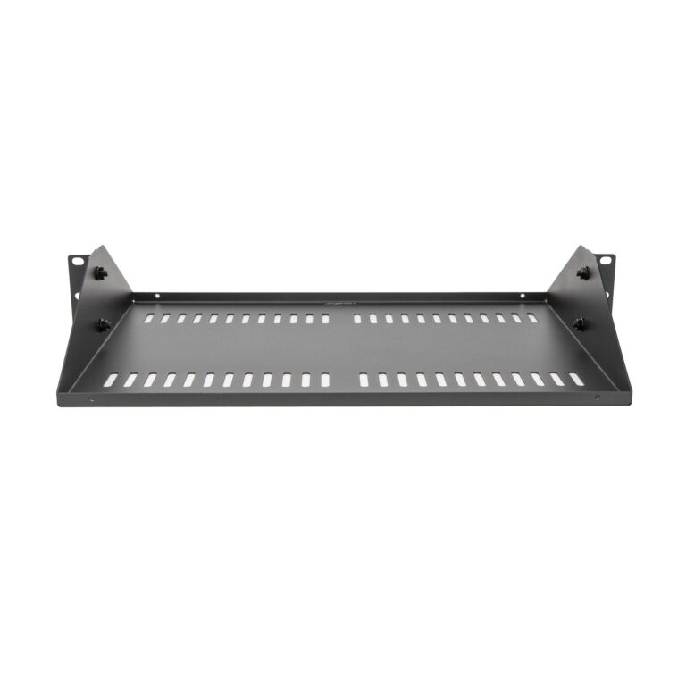 2U Universal Cantilever 14in (350mm) Vented Center Rack Shelf for 2 ...