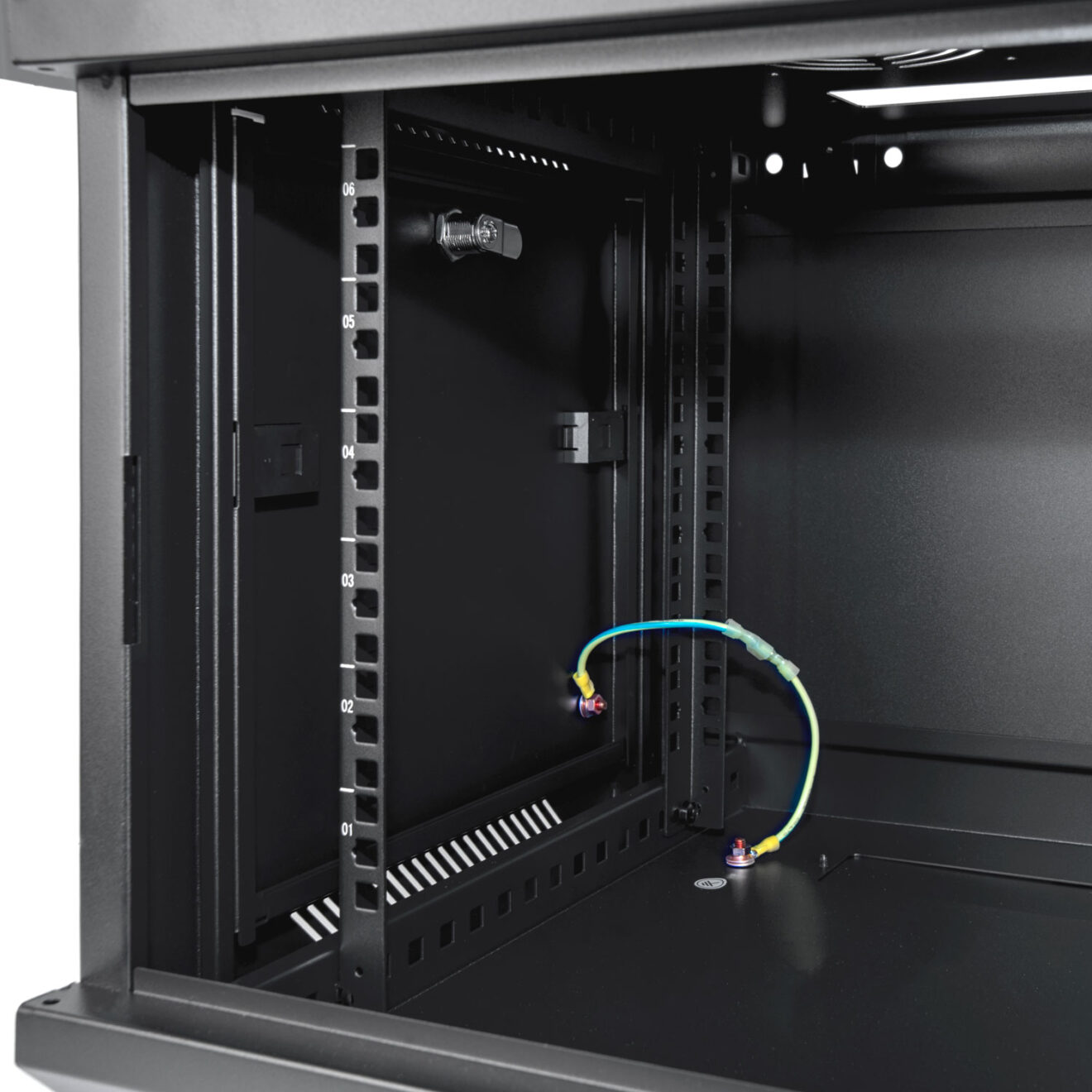 SolidRack 6U Wall Mount Rack Enclosure With Tempered Glass Window ...