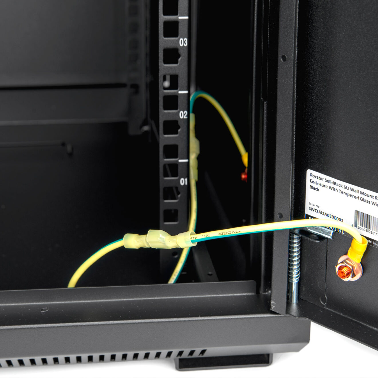 SolidRack 6U Wall Mount Rack Enclosure With Tempered Glass Window ...