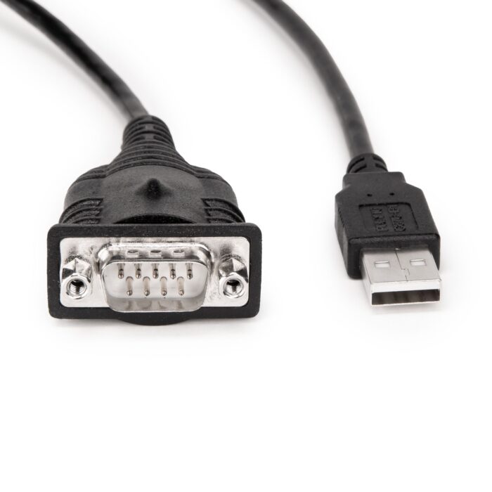 USB to Serial Cable with FTDI and COM Port Retention, DB9 Male RS232 to ...
