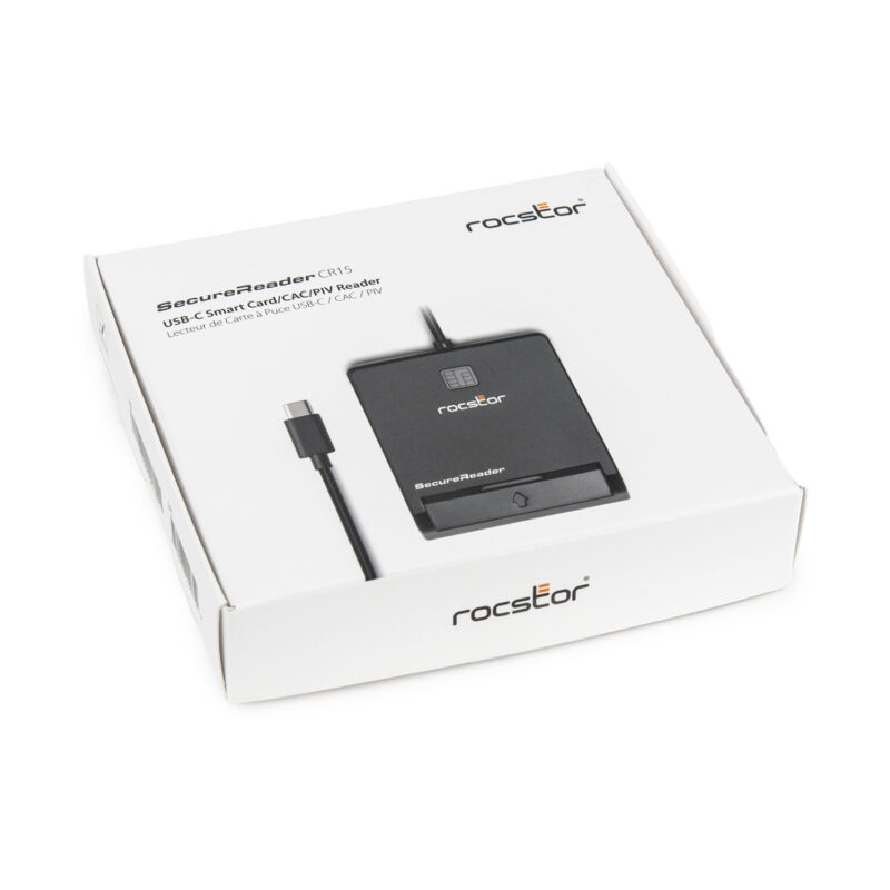 SecureReader CR15 USB-C Smart Card Reader – Common Access Card (CAC ...