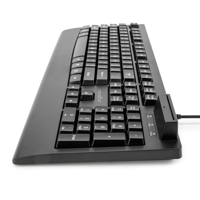 KS18 Security USB Keyboard with Built-in Smart Card Reader – 104 Keys ...