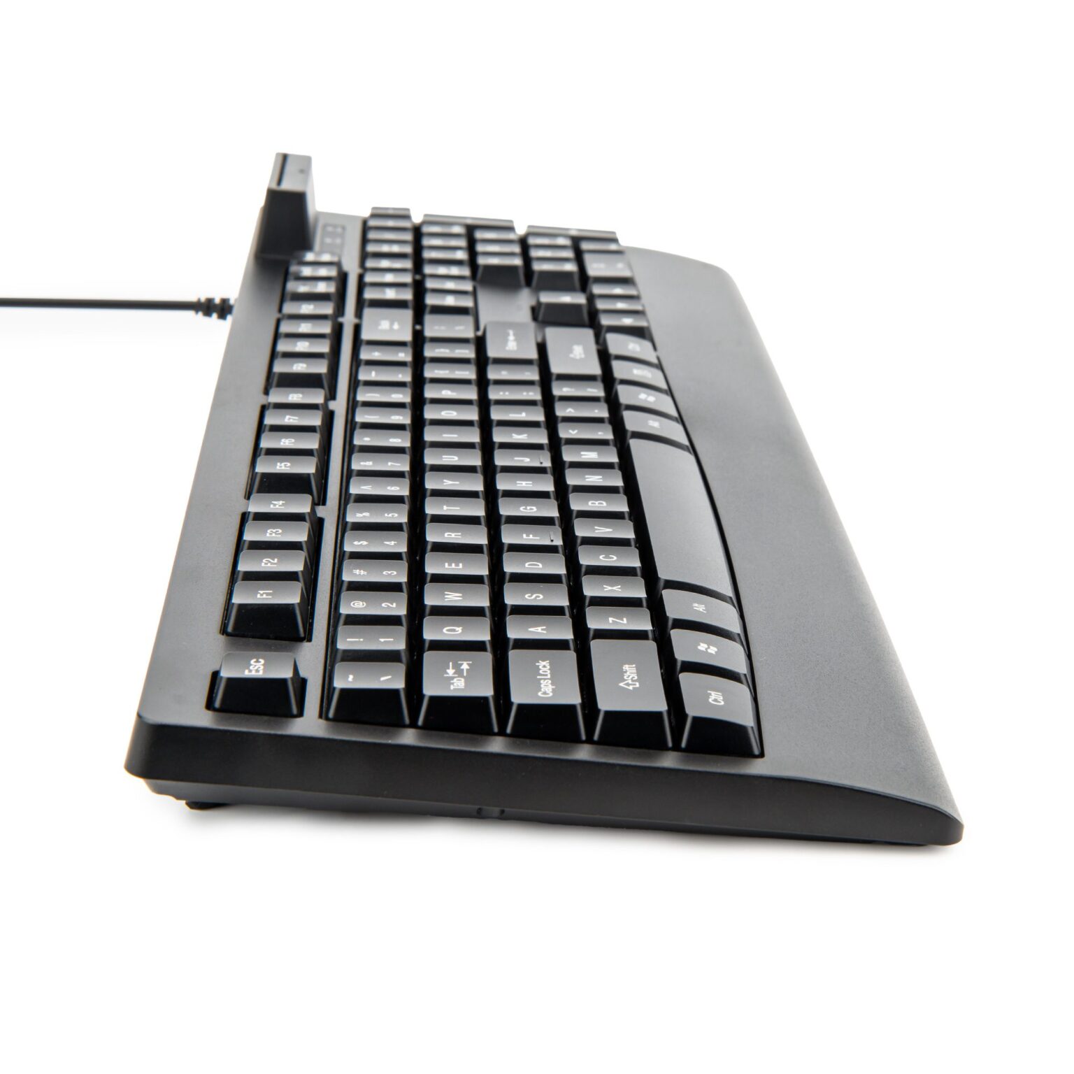 KS18 Security USB Keyboard with Built-in Smart Card Reader – 104 Keys ...