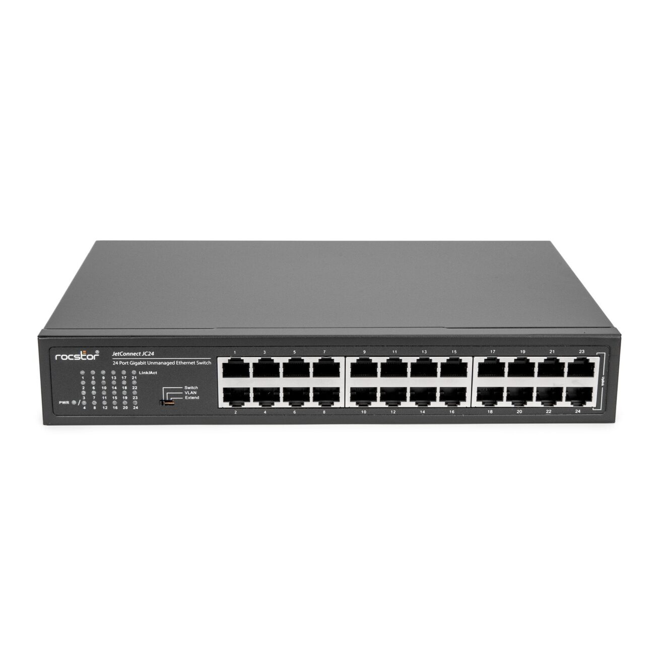 JetConnect JC24 24-Port Gigabit Desktop / Rack mount Unmanaged Network ...