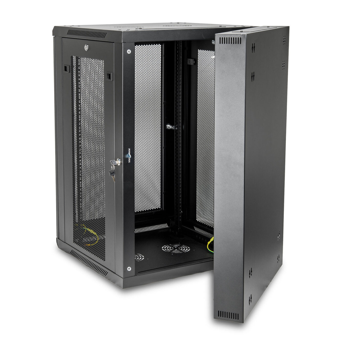SolidRack 18U UPS-Depth Wall-Mount Half-Height Rack Enclosure – Hinged ...