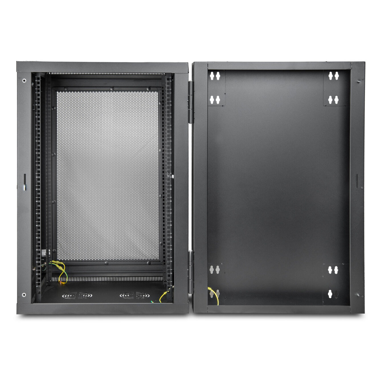SolidRack 18U UPS-Depth Wall-Mount Half-Height Rack Enclosure – Hinged ...